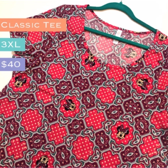 LuLaRoe | Tops | 3x Lularoe Disney Classic | Poshmark